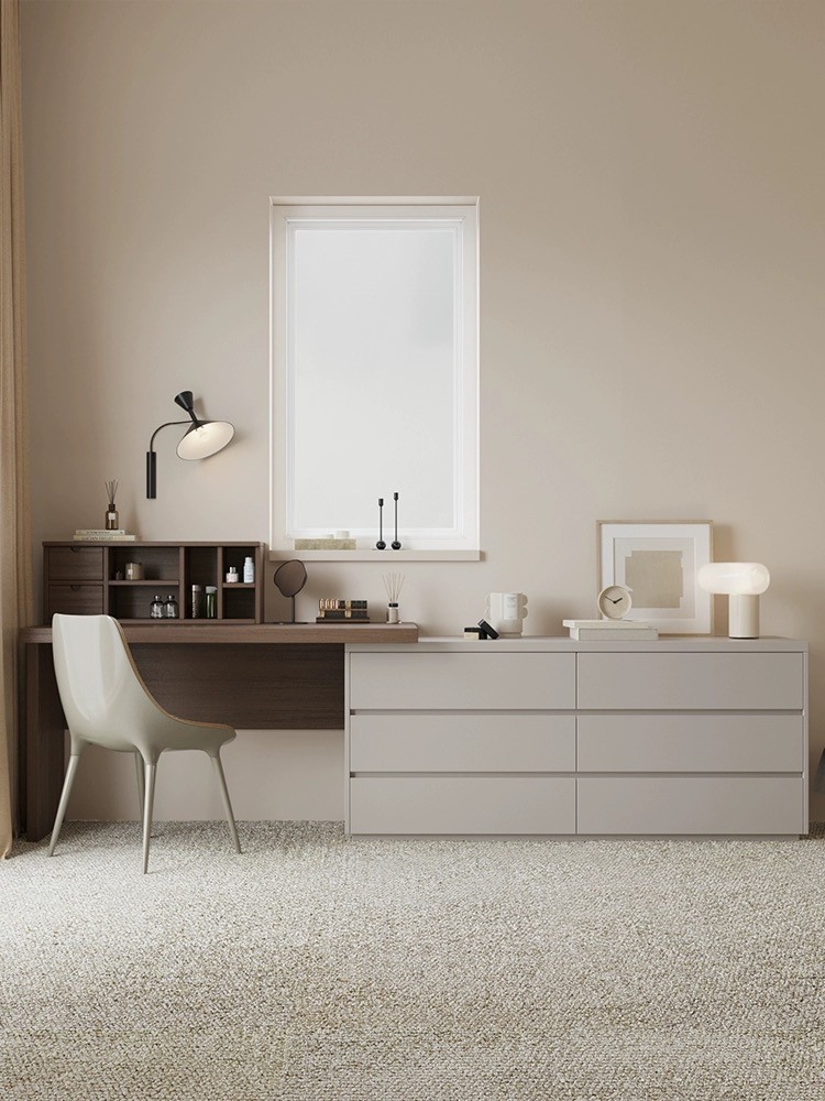 Modern Velvet Makeup Vanity with Melamine Board Carcass