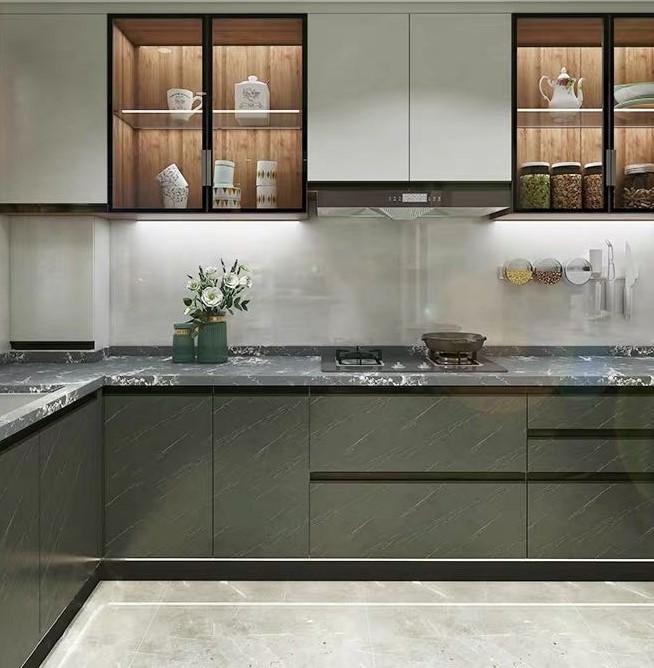 18mm Melamine Board Kitchen Cabinet - Modern Storage Solution